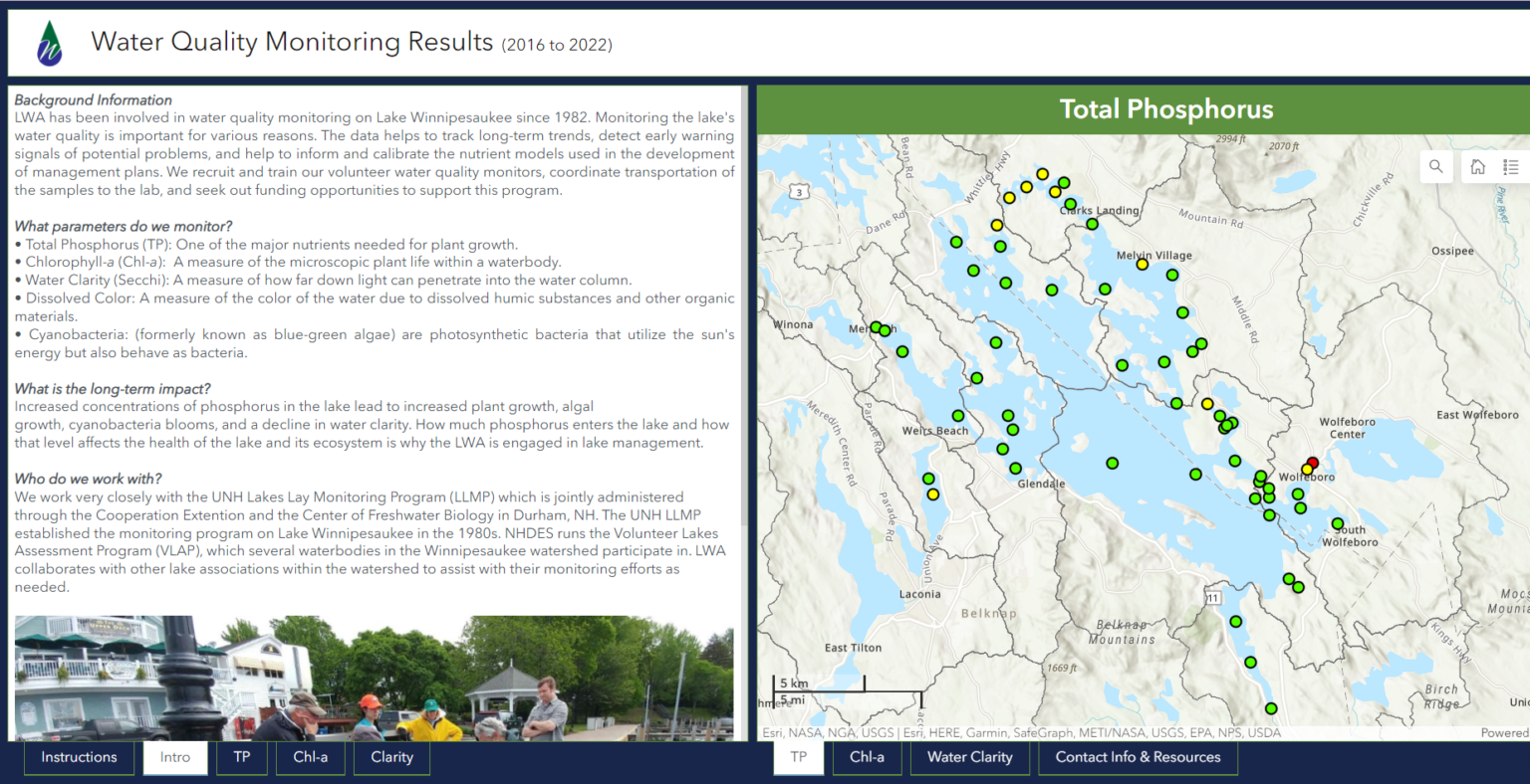 Water Quality Monitoring & Results - LWA
