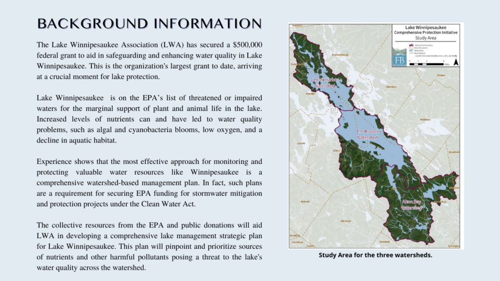 Lake Winnipesaukee Comprehensive Protection Initiative - LWA